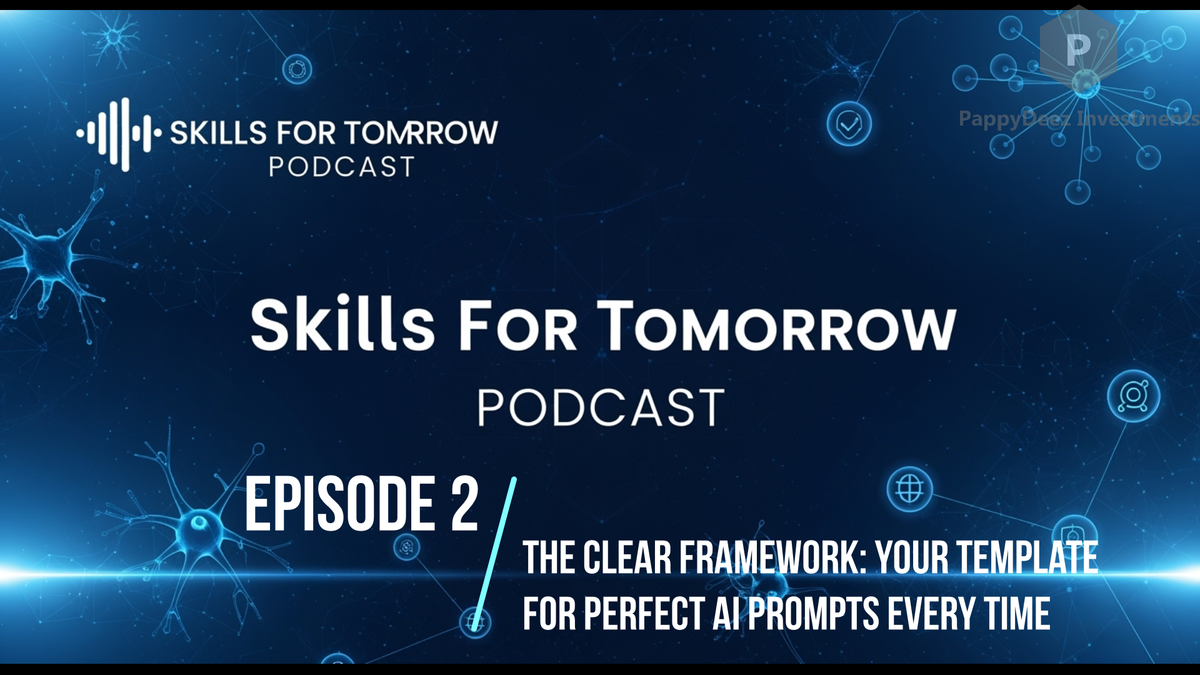 AI Prompting Mastery: Episode 2 - "The CLEAR Framework: Your Template ...